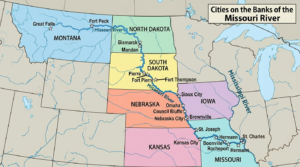 Missouri River: Map, Origin, Course, Mouth, Basin, Tributaries, Dams ...