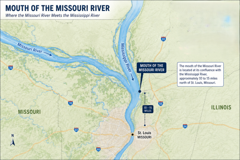 Missouri River: Map, Origin, Course, Mouth, Basin, Tributaries, Dams ...